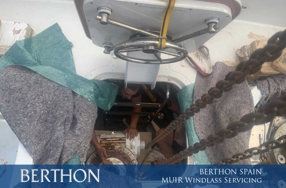MUIR Windlass Servicing, Repair & Parts | Berthon Spain - Palma