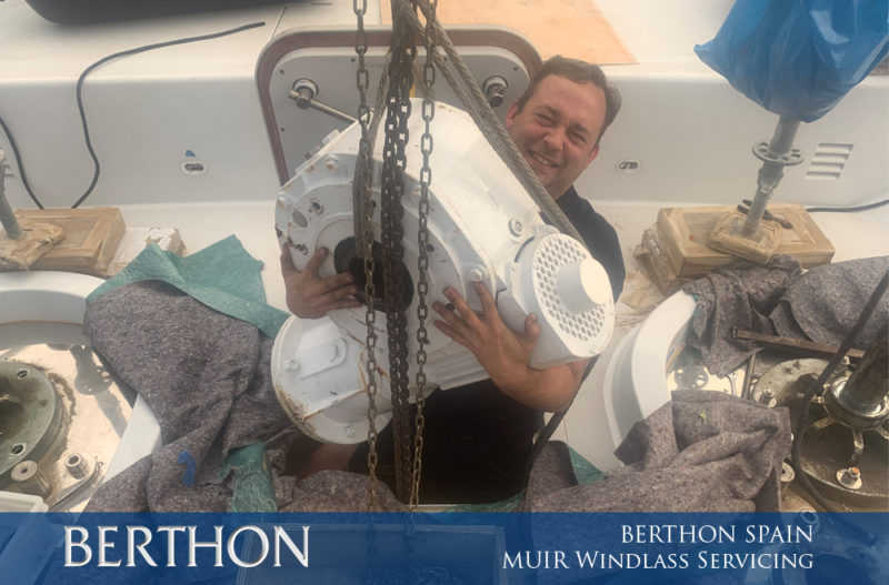 MUIR Windlass Servicing, Repair & Parts | Berthon Spain - Palma