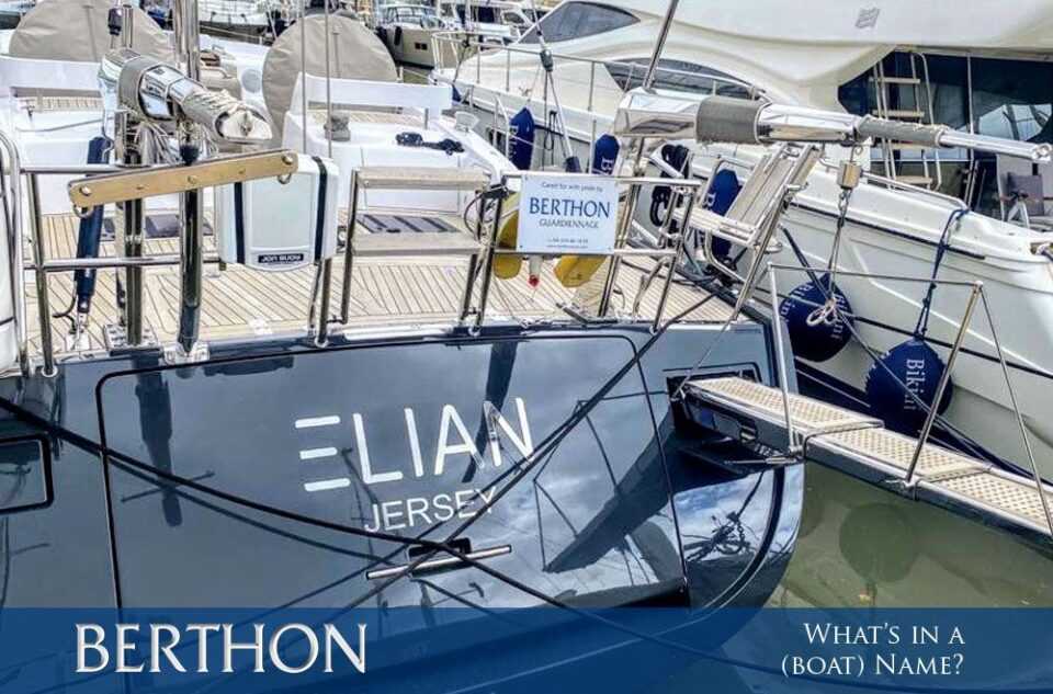 Boat Name Ideas – How To Name a Boat - Berthon Spain